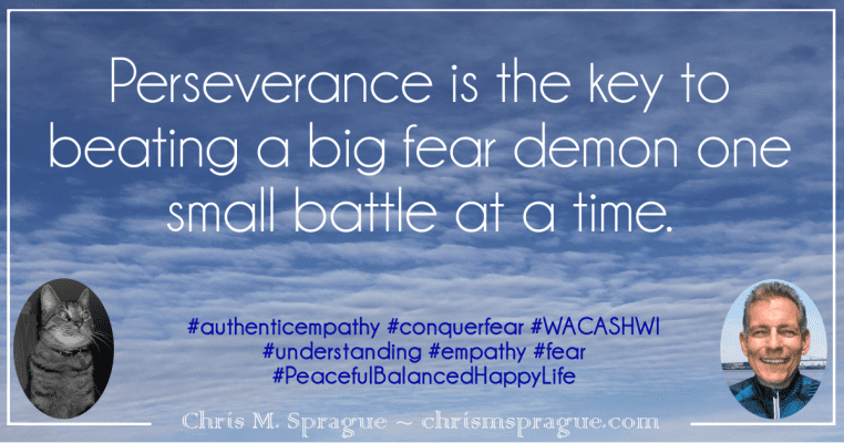 Do small fears build up and manifest themselves as anger in you?